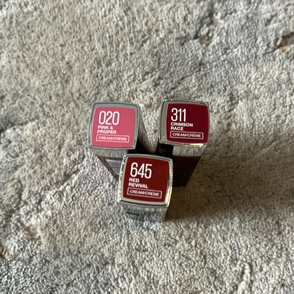 Maybelline | Makeup | Nwt Maybelline Lipstick Bundle | Poshmark